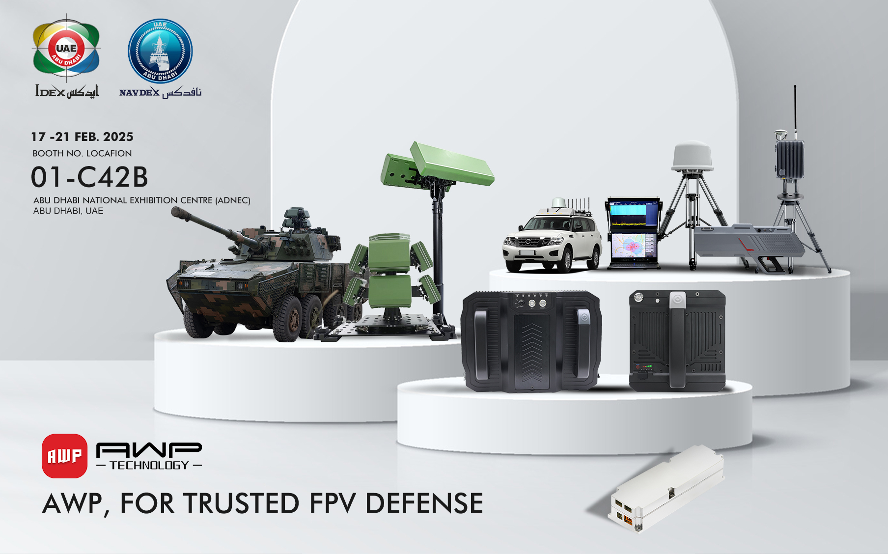 AWP at IDEX 2025: China's Leading Anti-Drone Technology, Promoting Global Security Innovation